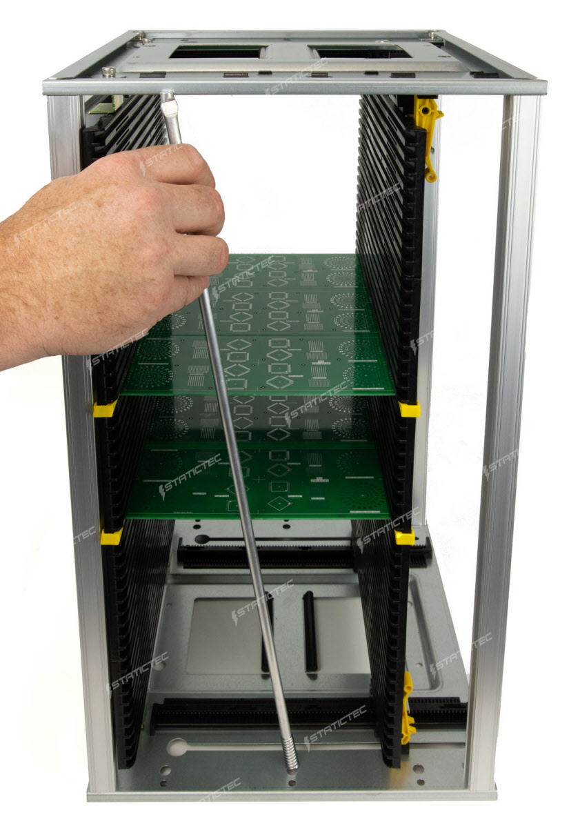 StaticTec Conductive PCB Rack, 355x320x563h mm